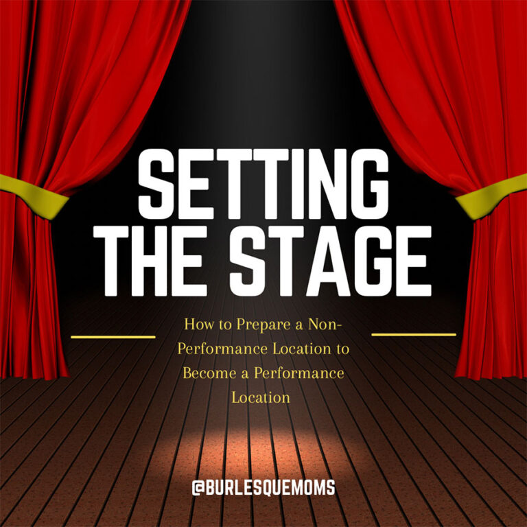 Prepare a Non-Performance Location to Become a Performance Location